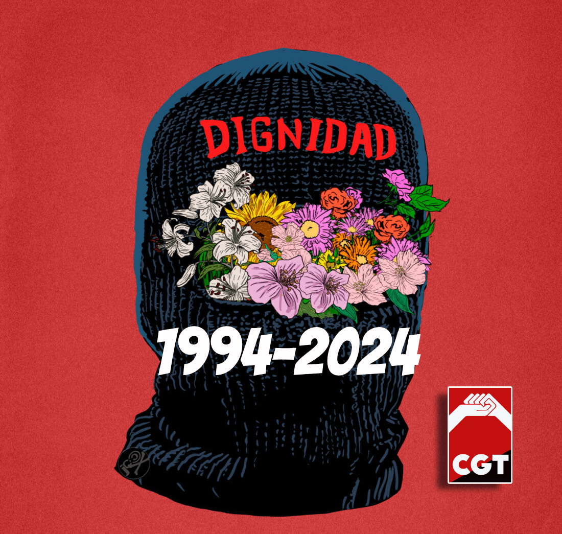 Declaración de CGT por los 30 años del levantamiento zapatista (1994 ...